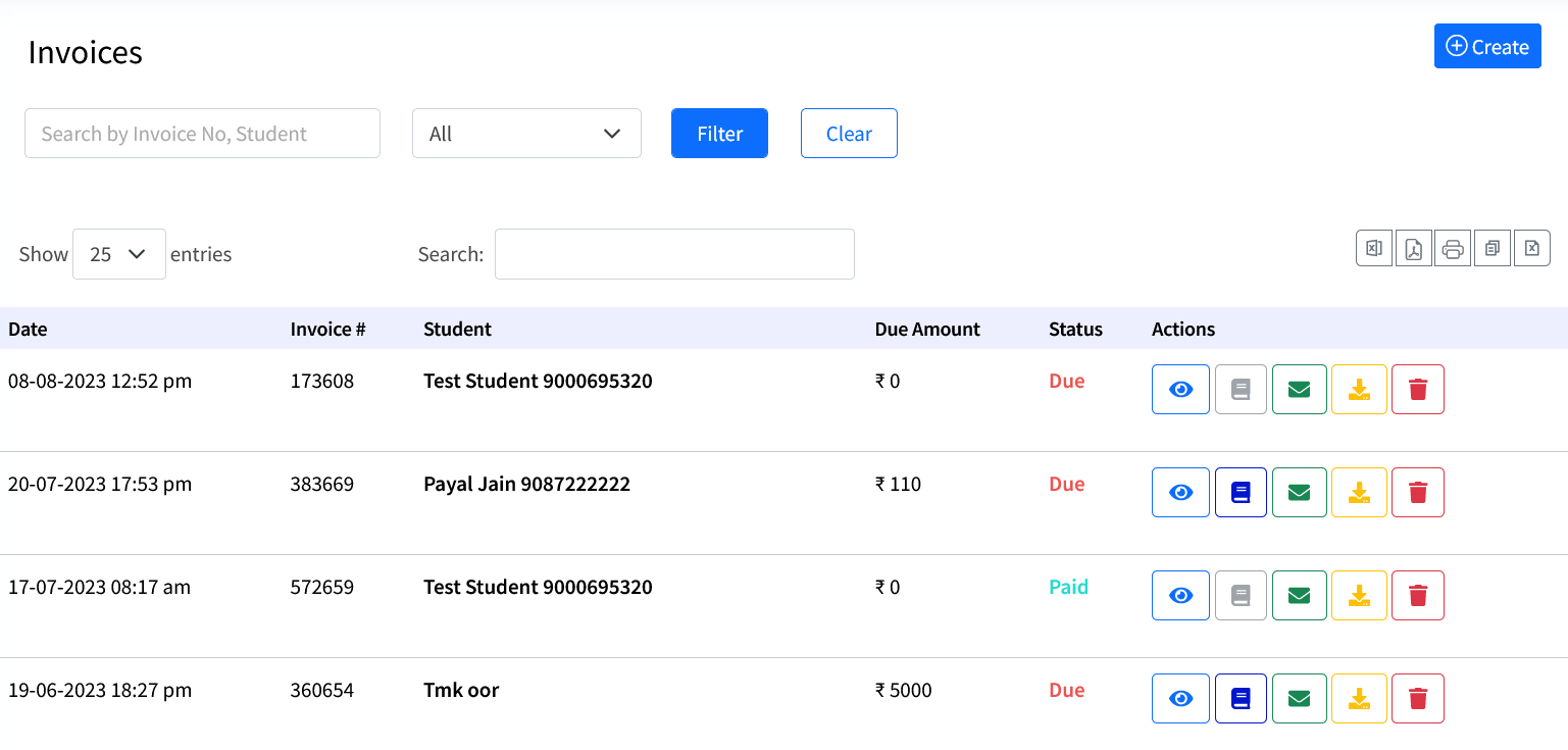 EduCtrl Consultancy CRM: Administration Features